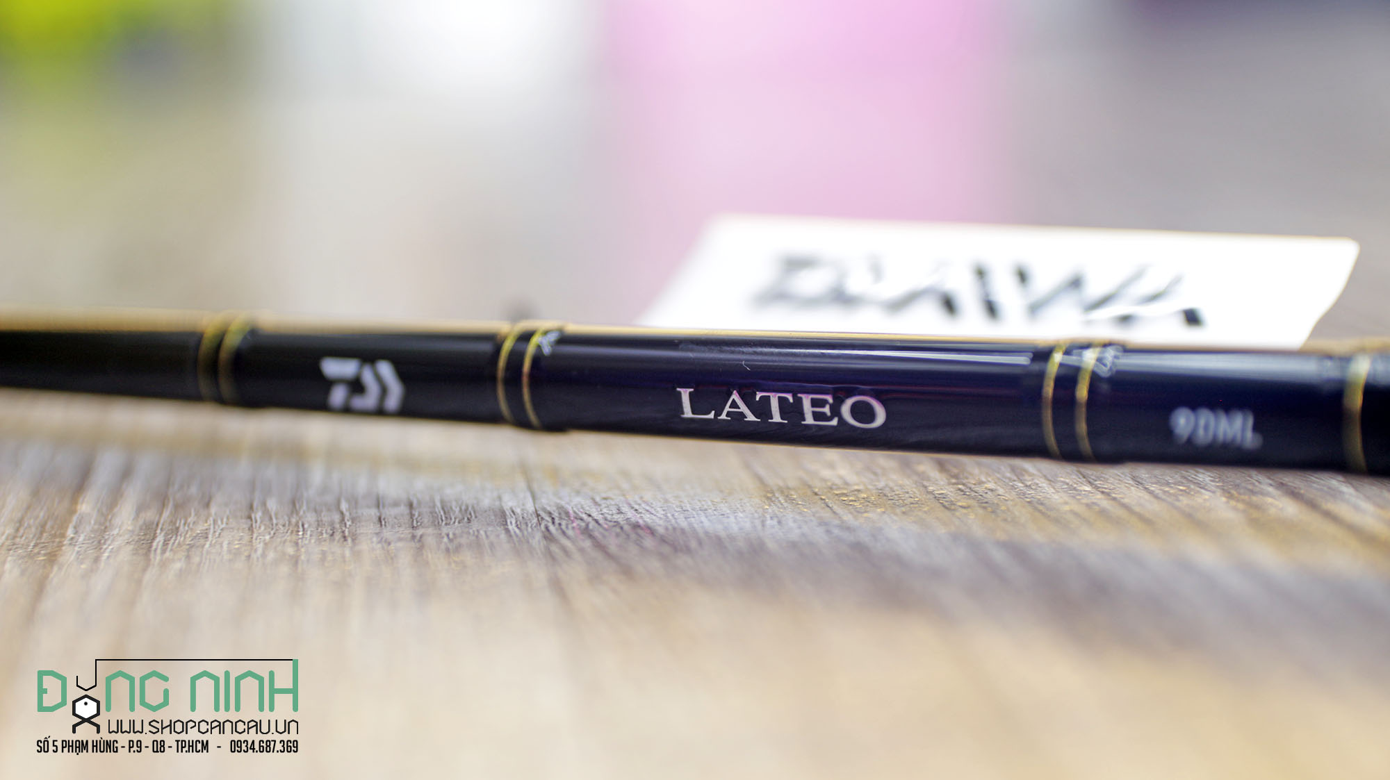 Cần máy đứng Daiwa Lateo 90ML / 96M - R - NEW 2021 - Huyền thoại trở lại!